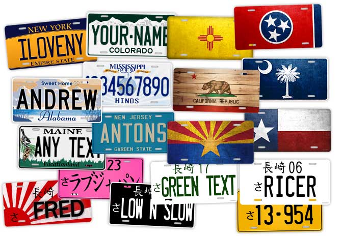 6X12 Auto License Plates – SignsAndTagsOnline