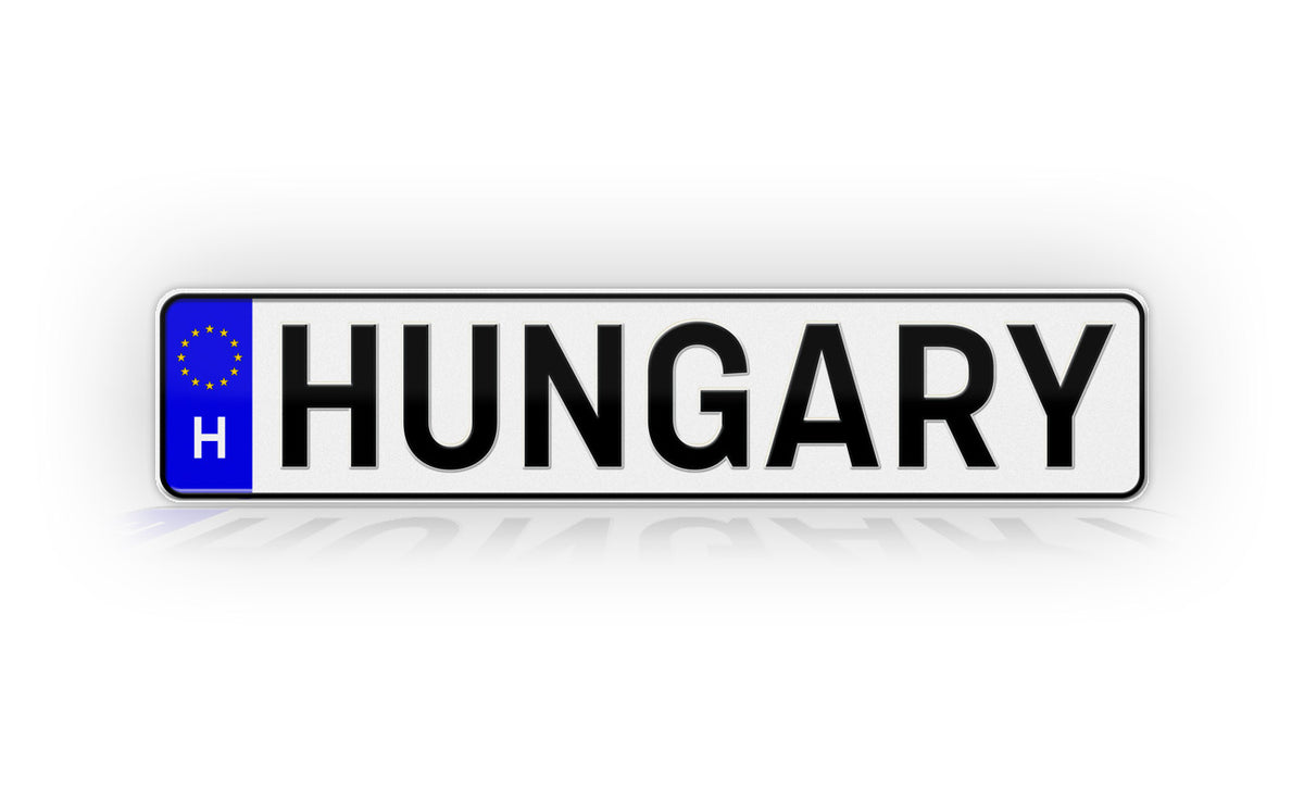 Personalized Hungary European Style License Plate – SignsAndTagsOnline