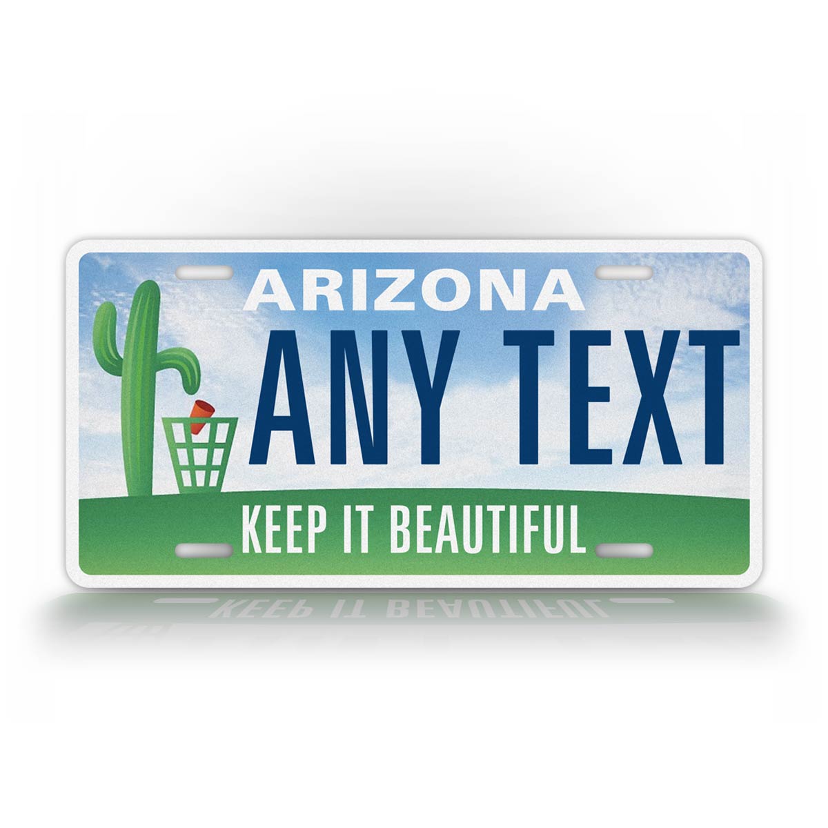 Arizona Keep It Beautiful Custom License Plate – SignsAndTagsOnline