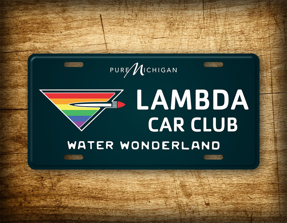 LAMBDA Car Club Plate – SignsAndTagsOnline