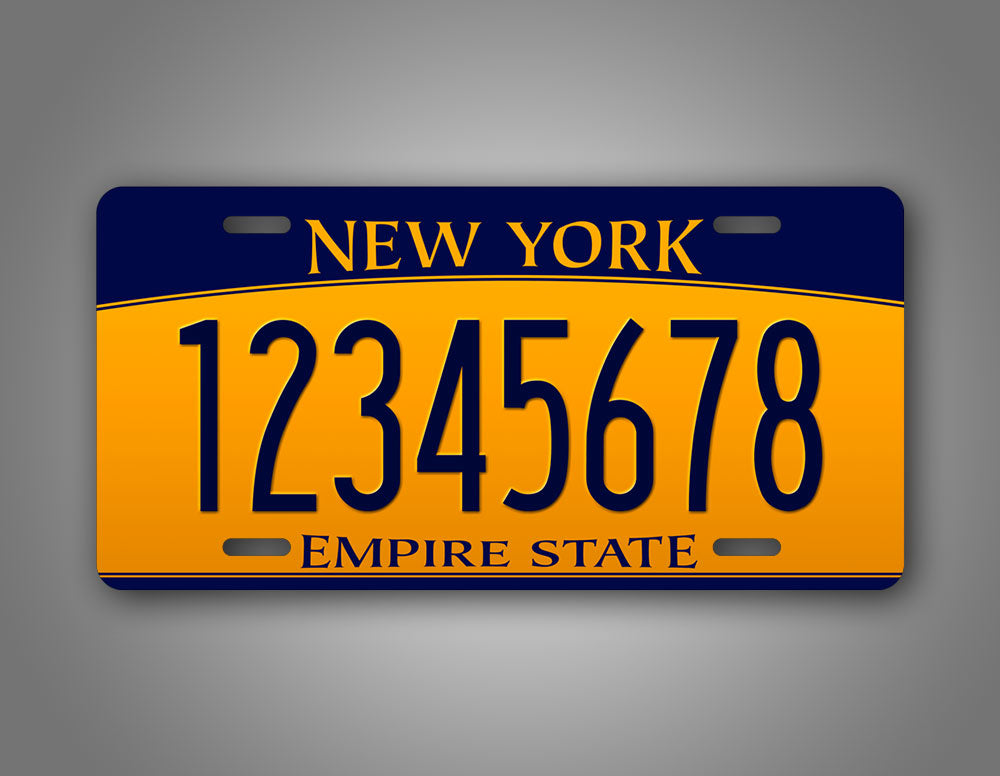 Personalized New York Custom License Plate – SignsAndTagsOnline