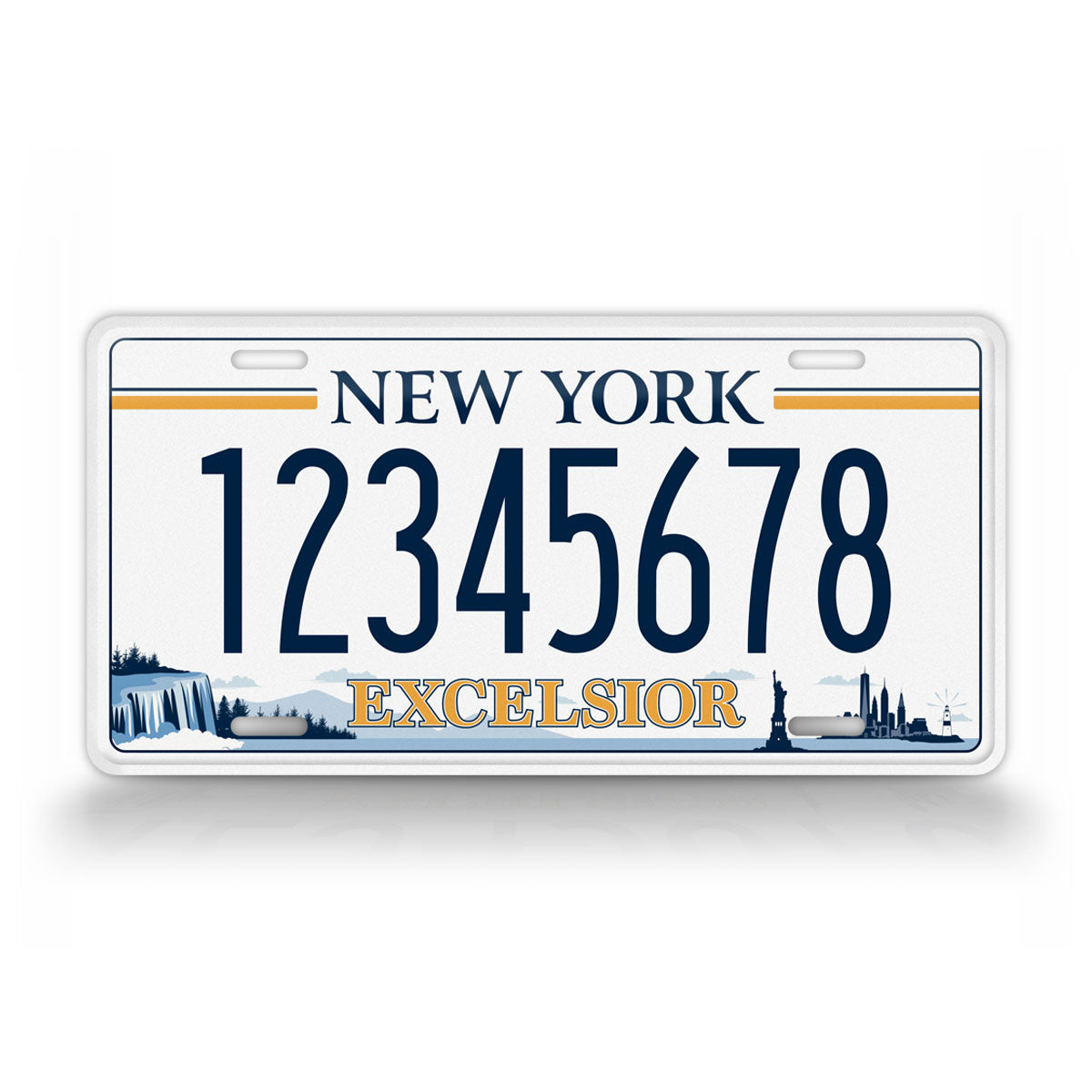 Personalized New York Excelsior Custom License Plate – SignsAndTagsOnline