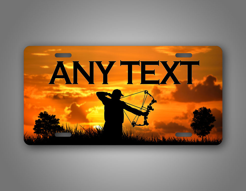 Custom Any Name Bow Hunter License Plate – SignsAndTagsOnline