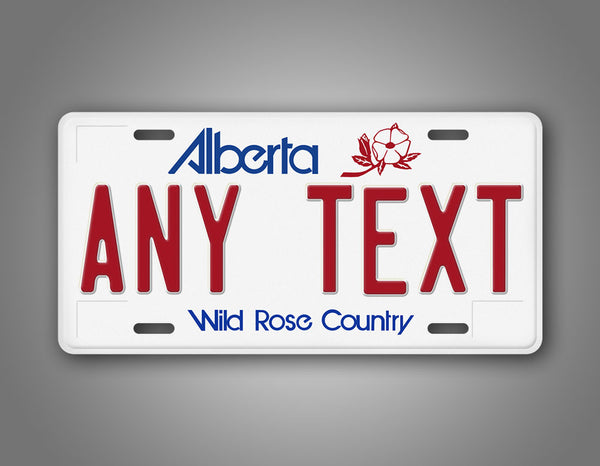 Personalized Alberta Canada Custom License Plate – SignsAndTagsOnline