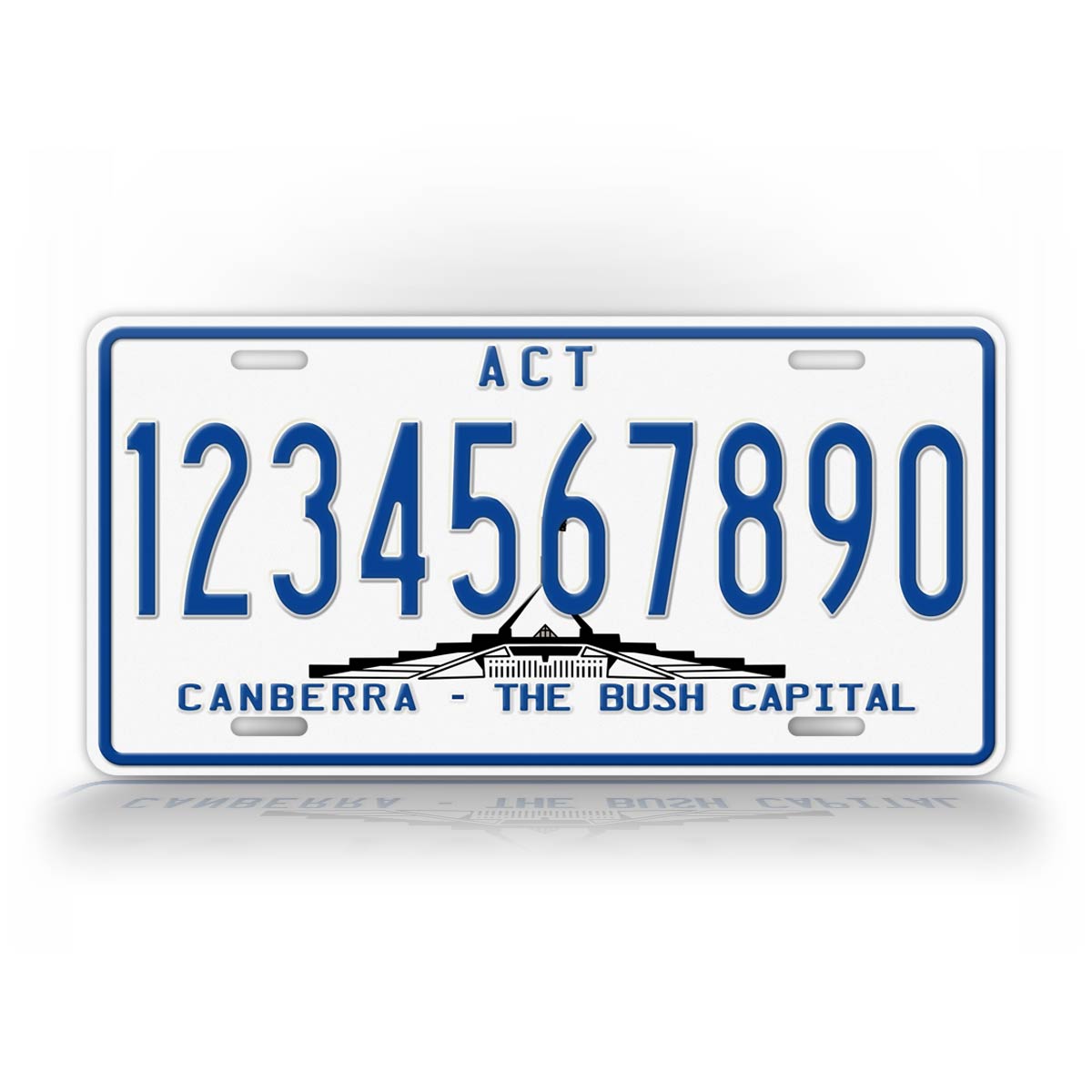Personalized Canberra Australia Custom License Plate – SignsAndTagsOnline