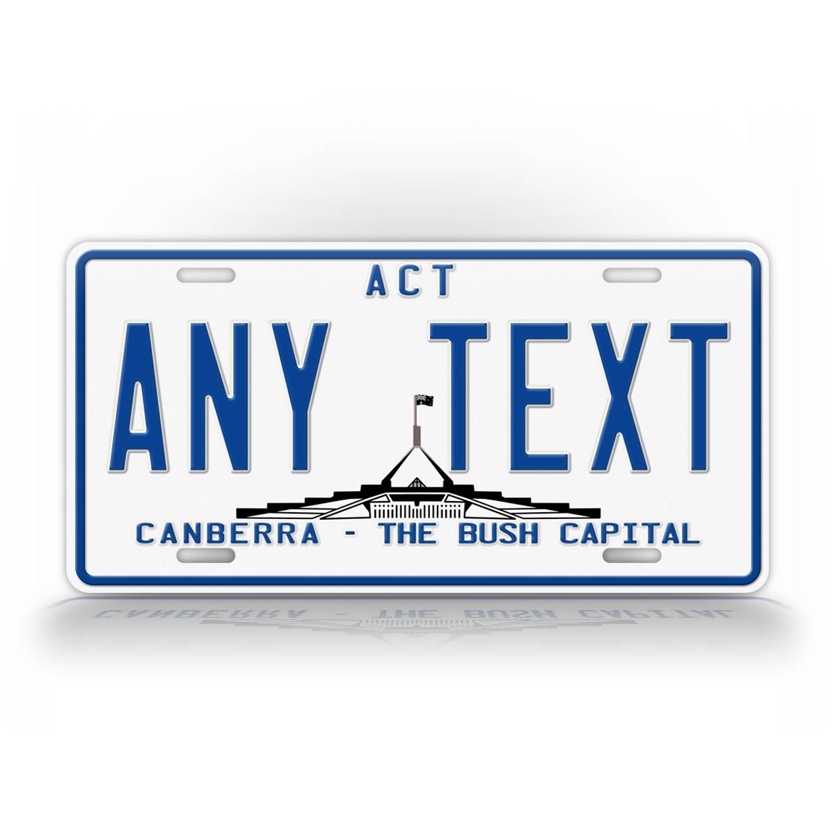 Personalized Canberra Australia Custom License Plate – SignsAndTagsOnline
