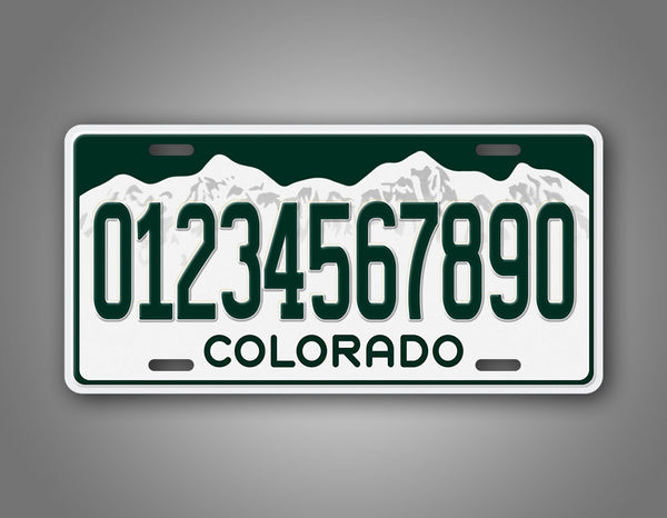 Personalized Current Colorado State License Plate – SignsAndTagsOnline