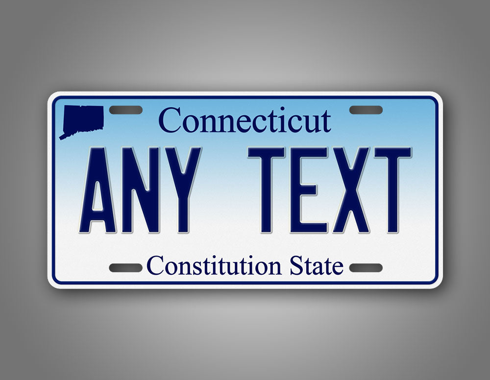 Personalized Connecticut State License Plate – SignsAndTagsOnline