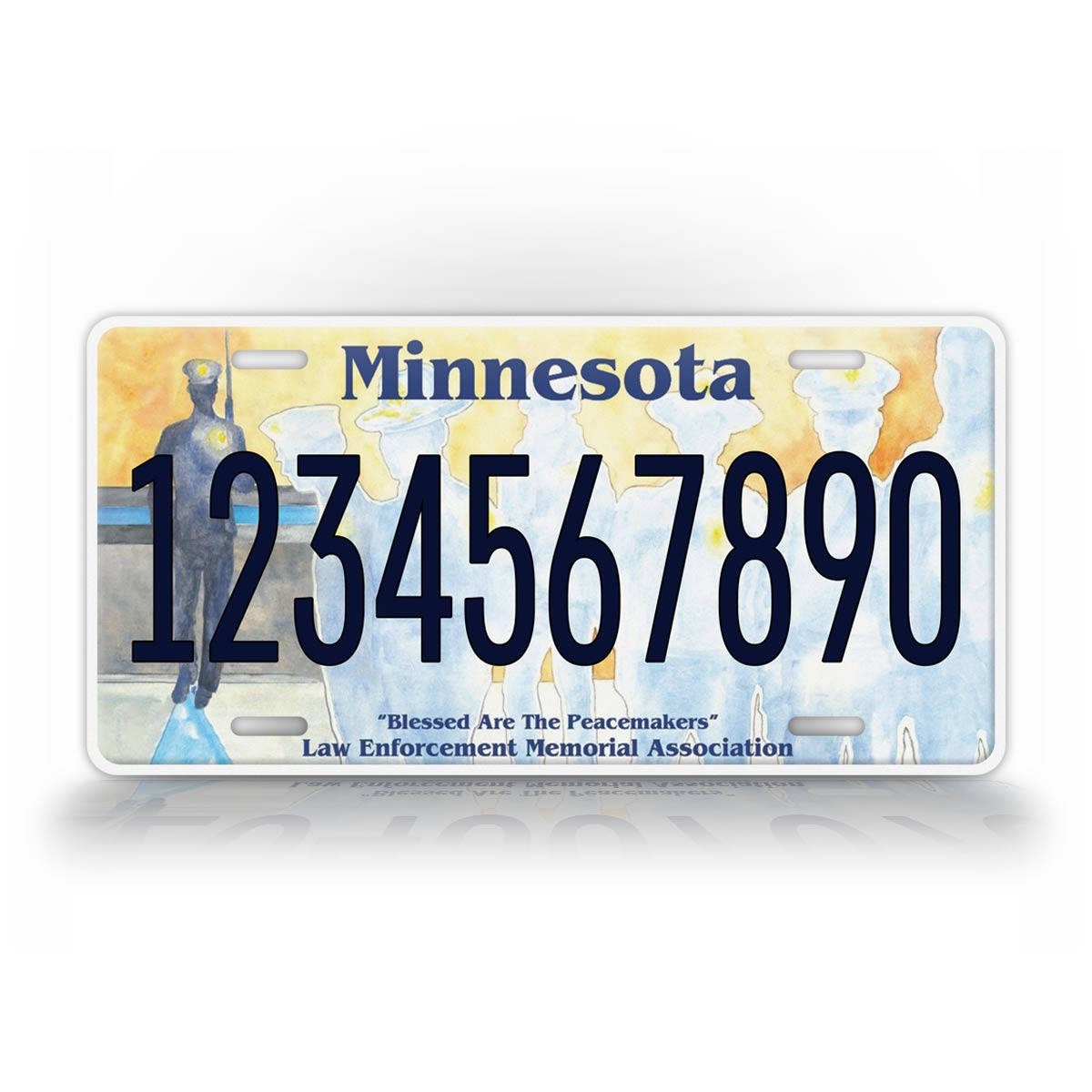 Personalized Minnesota Law Enforcement Memorial Association Custom Lic ...