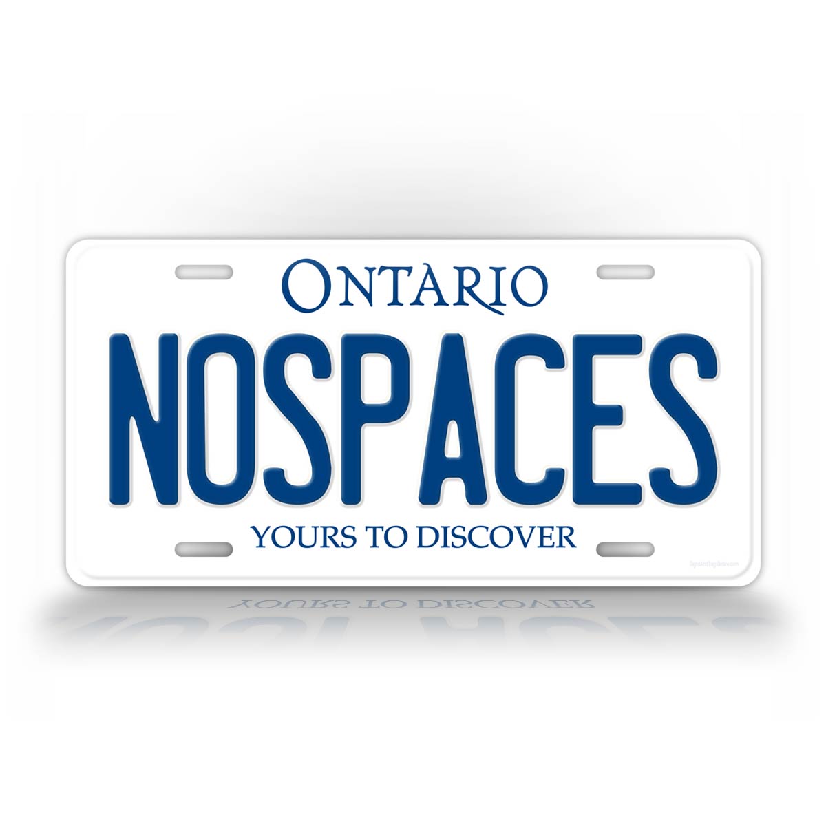 Personalized Ontario Canada Custom License Plate – SignsAndTagsOnline