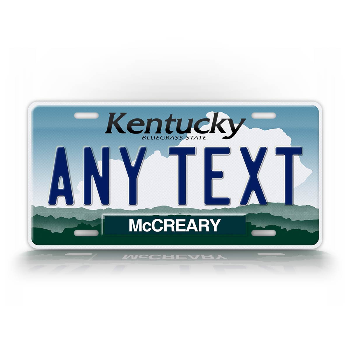Custom Kentucky "Bluegrass State" License Plate – SignsAndTagsOnline