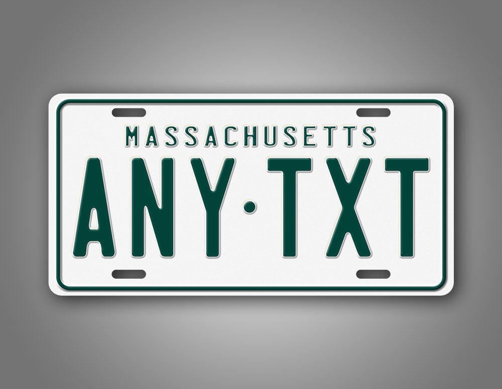 Personalized 1977-1993 Massachusetts License Plate – SignsAndTagsOnline