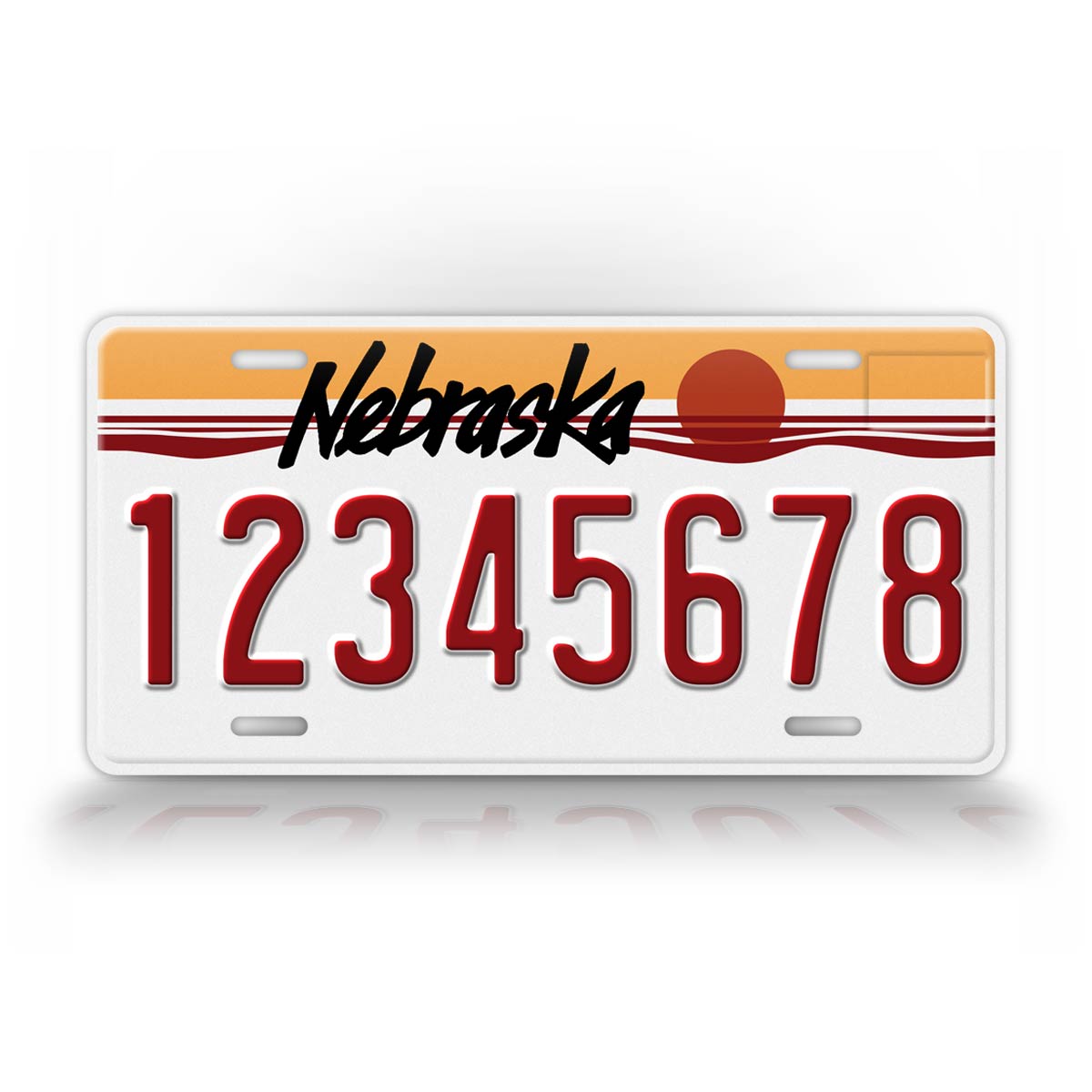 Custom Text 1987-1989 Nebraska State License Plate – SignsAndTagsOnline