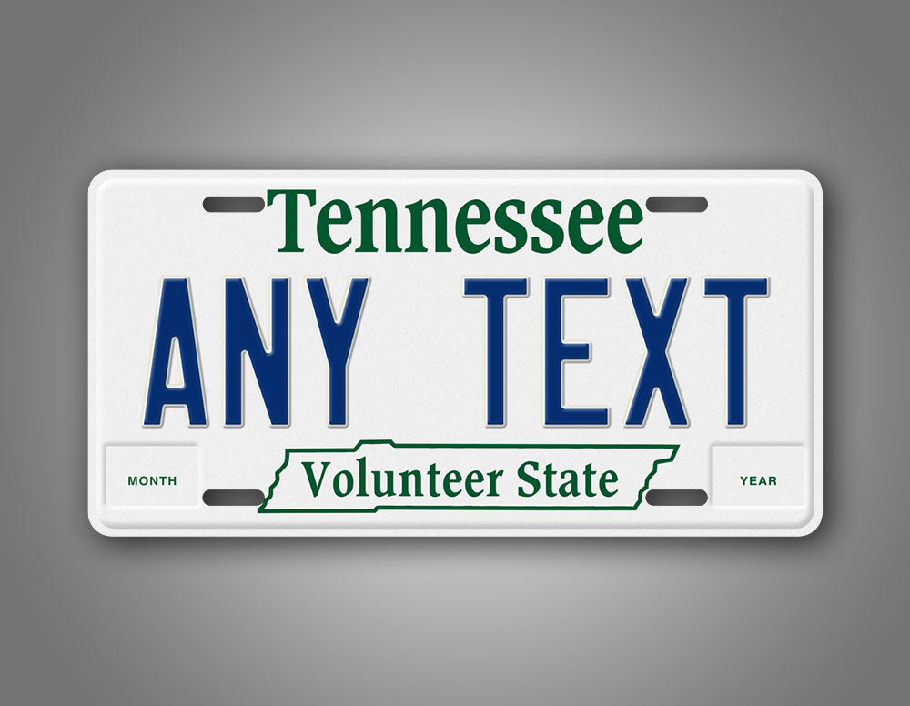 Personalized 1983-1987 Tennessee State Custom License Plate ...