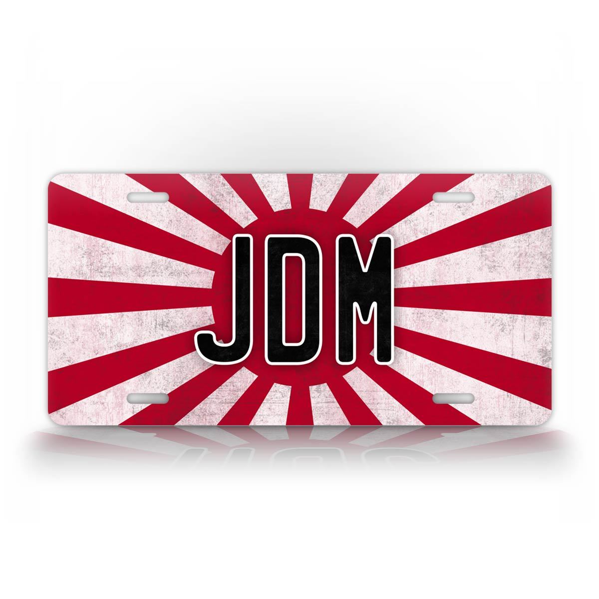 Japanese Flag JDM Rising Sun Grunge License Plate – SignsAndTagsOnline