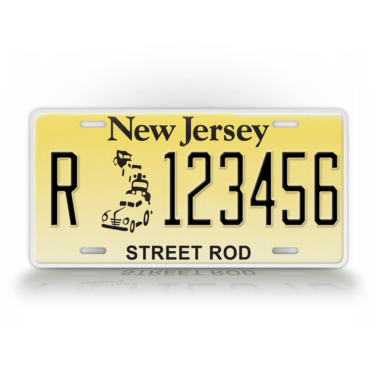 Personalized New Jersey Street Rod Custom License Plate ...