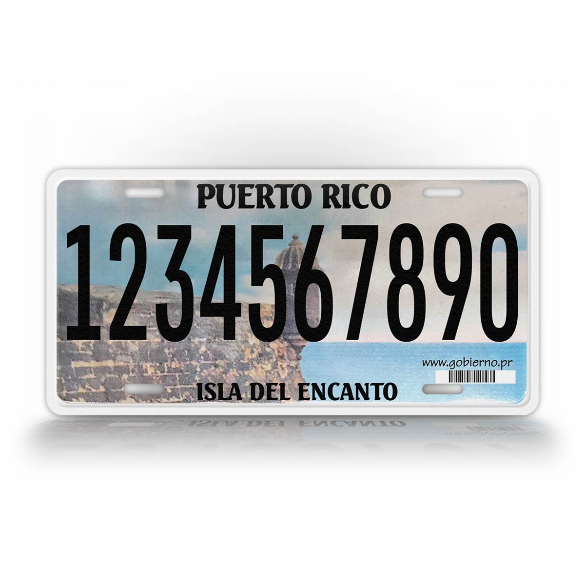 Personalized Puerto Rico Isla Del Encanto Custom License Plate ...