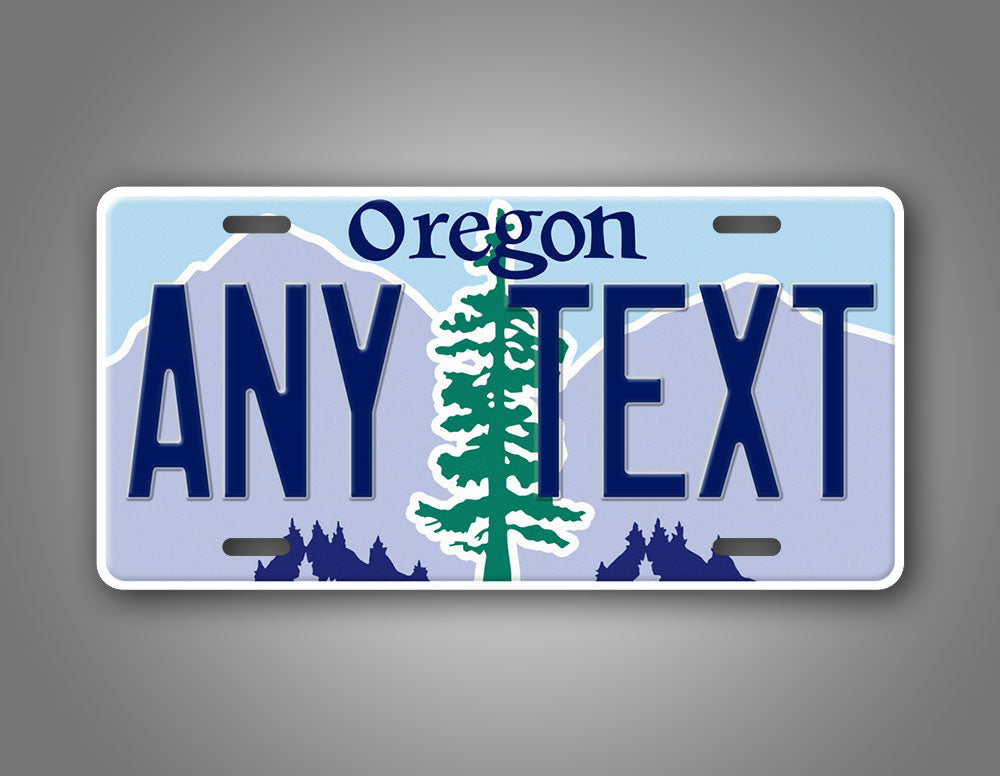 Personalized Oregon State Custom License Plate – SignsAndTagsOnline