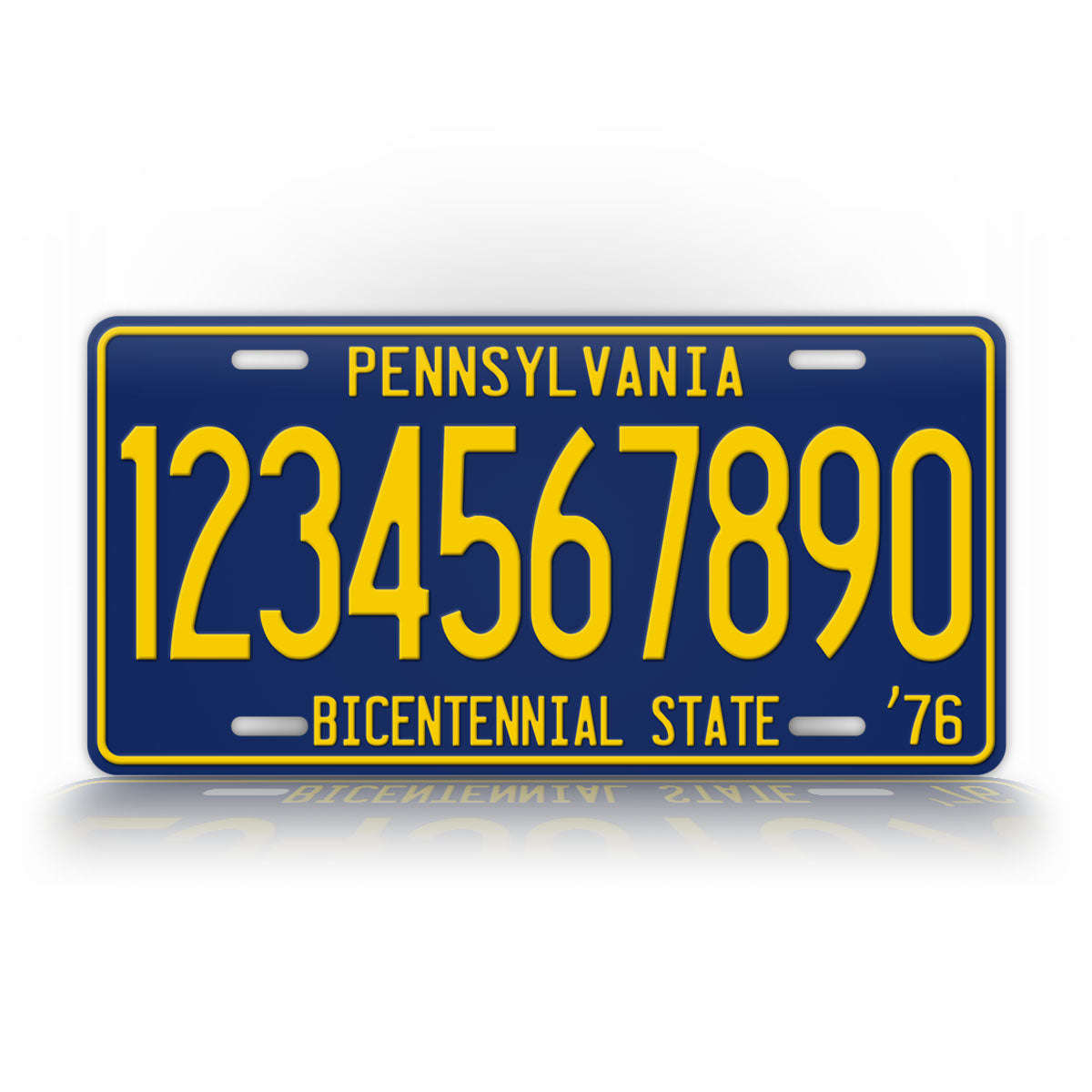 Personalized Antique Pennsylvania Bicentennial Custom License Plate ...