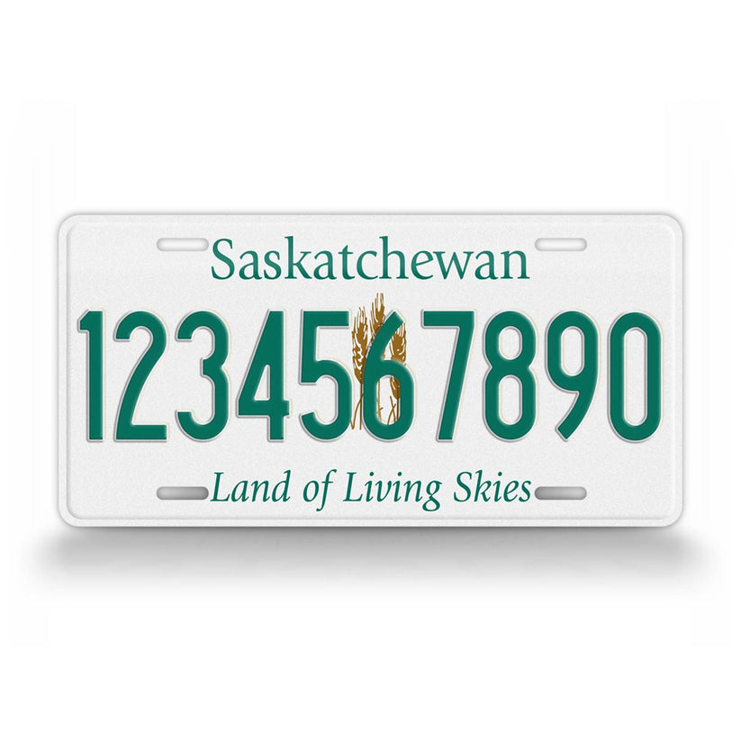 Personalized Saskatchewan Canada Custom License Plate – SignsAndTagsOnline