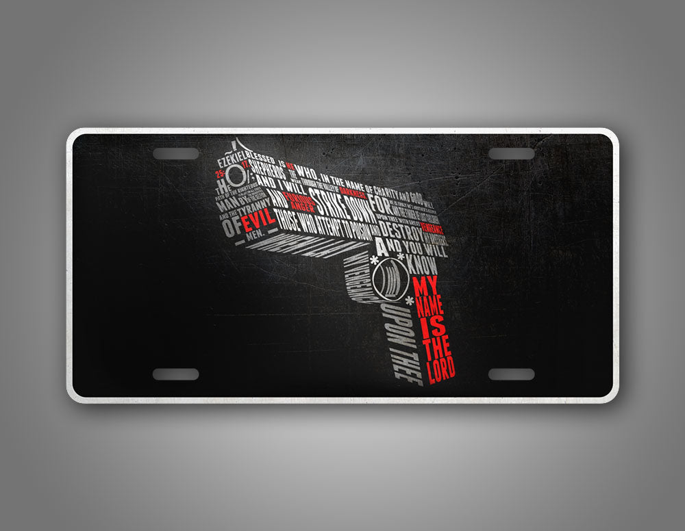 Scripture Gun License Plate Bible Verses – SignsAndTagsOnline