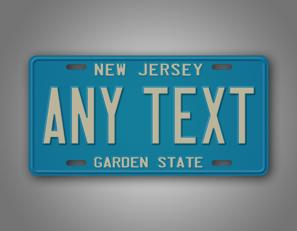 Personalized Antique 1979-1985 New Jersey State License Plate ...