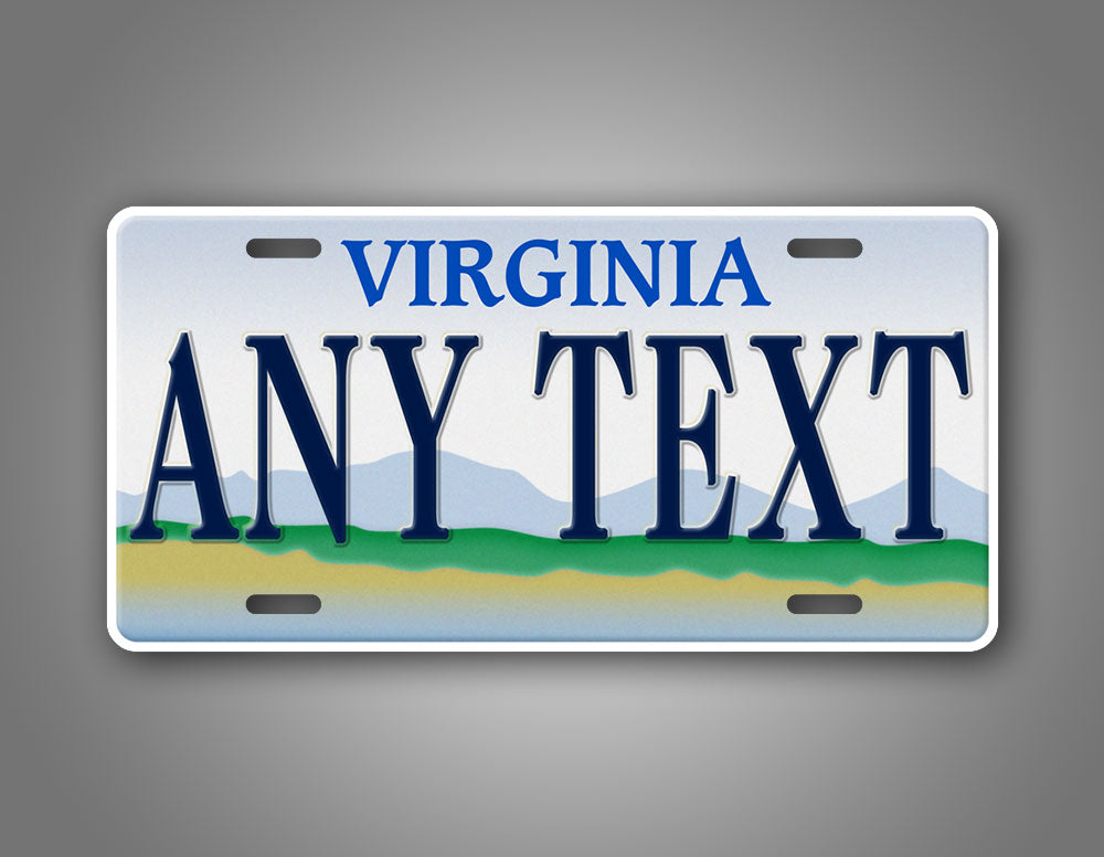Personalized Scenic Virginia State Custom License Plate ...