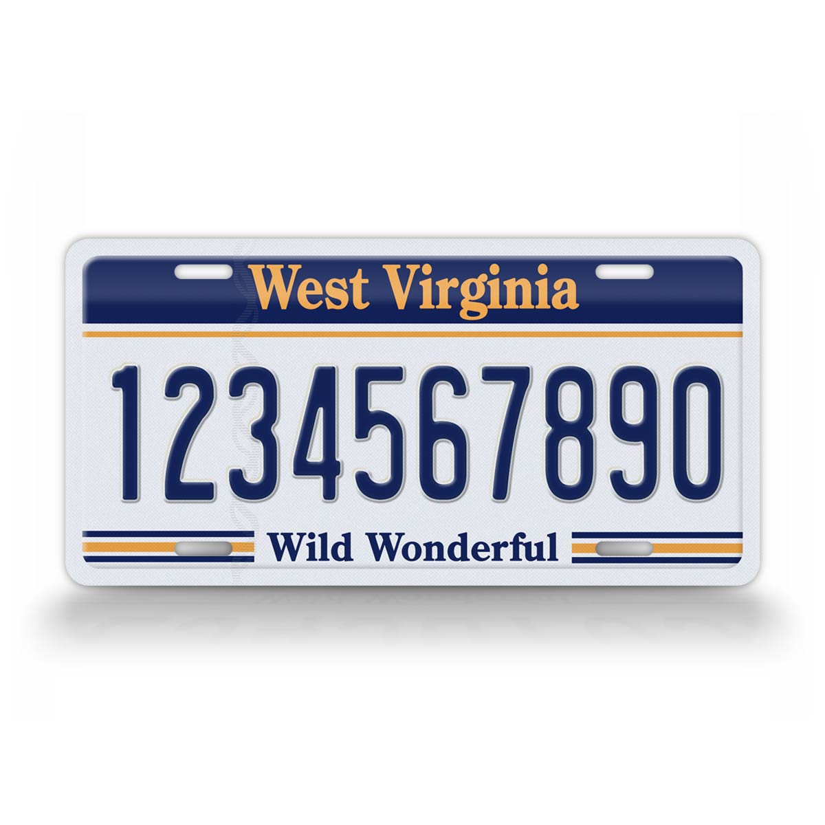 Personalized West Virginia Custom License Plate – SignsAndTagsOnline