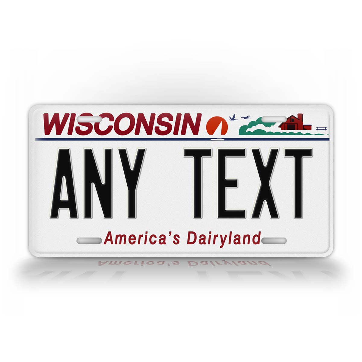 Personalized Wisconsin State Custom License Plate – SignsAndTagsOnline